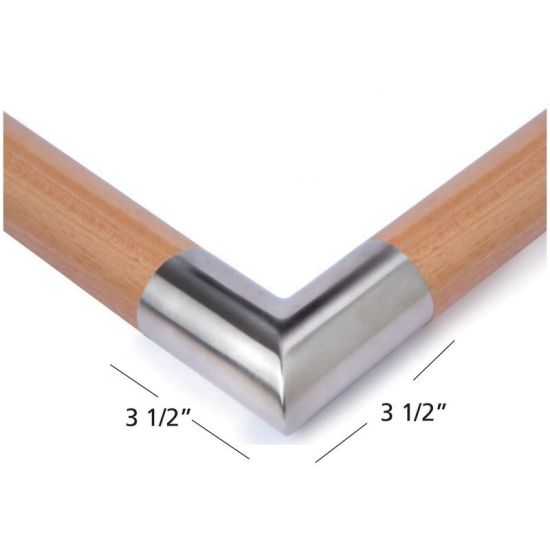 90 Degree Wooden Vertical Round Posts Handrail Connectors Railing ...